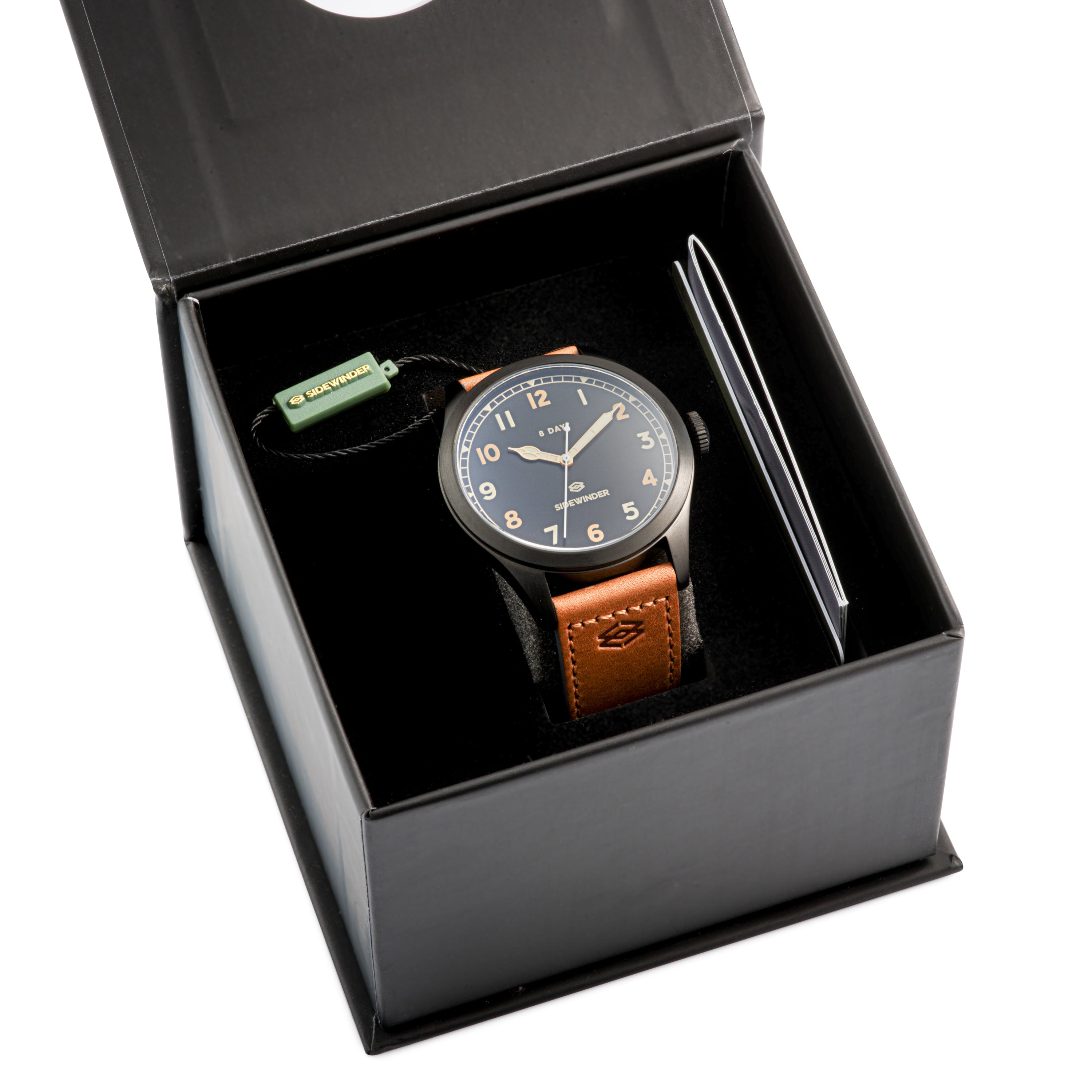 Sidewinder Spitfire men's pilot watch (BLACK EDITION) – Sidewinder Watches